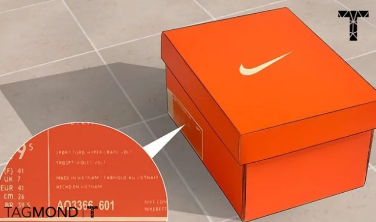 Checking the packaging and shoe box; the first step in distinguishing ...